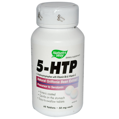 5-HTP with Vitamins B6 & C - 60 - 50mg Tablets